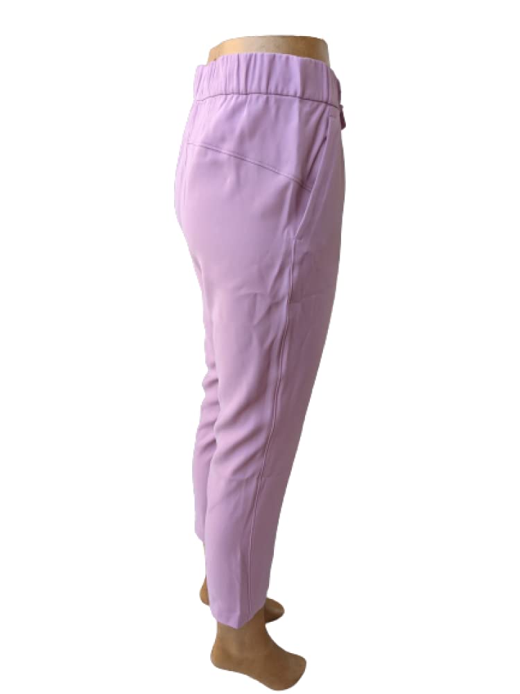 lululemon On The Fly 7/8 Pant, (Woven) Pink Taupe