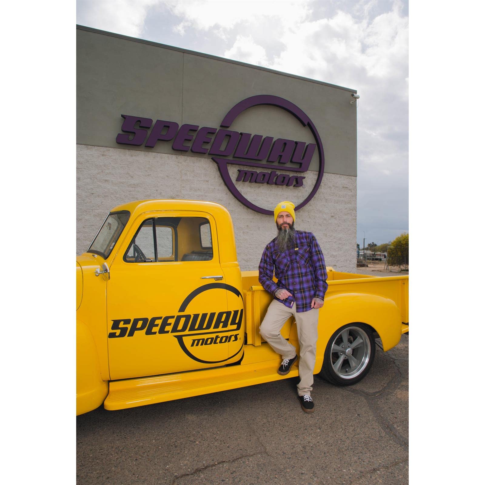 Speedway Motors x Dixxon Flannel Co. Purple Reign Flannel, XL