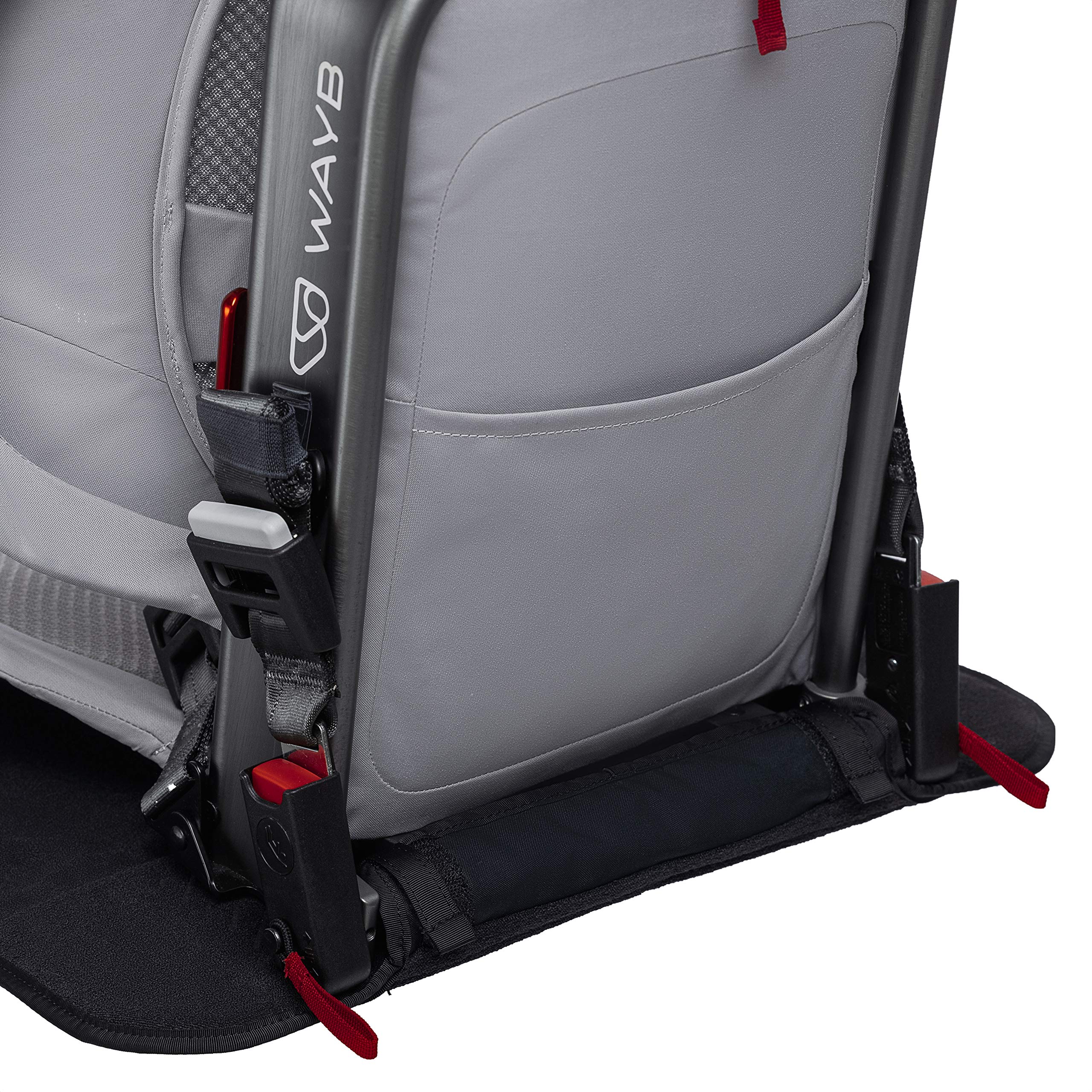 WAYB Pico Travel Car Seat with Premium Carrying Bag and Seat Protector- Lightweight, Portable, Foldable - Perfect for Airplanes, Rideshares, and Road Trips