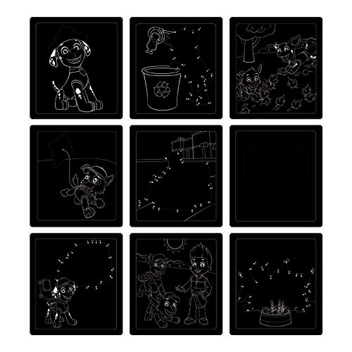 Melissa & Doug PAW Patrol Scratch Art 3-Pack β Chase, Skye, Marshall Color Reveal Travel Activity Pads - Reverse