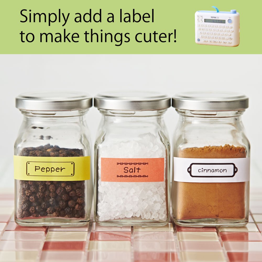 KING JIM Washi Tape Label Printer, TEPRA Lite, LR5E; English Edition