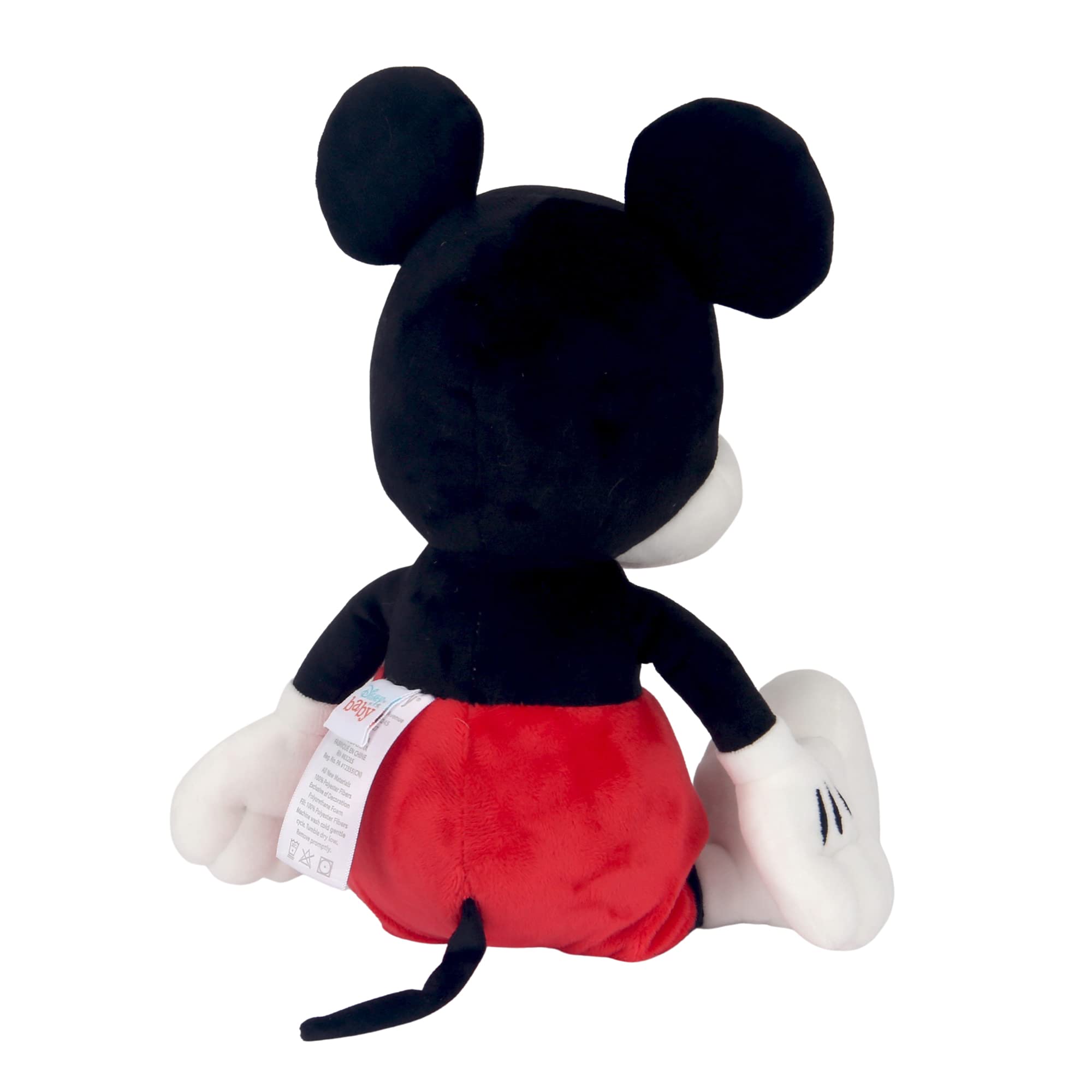 Lambs & Ivy Disney Baby Mickey Mouse Plush Stuffed Animal Toy