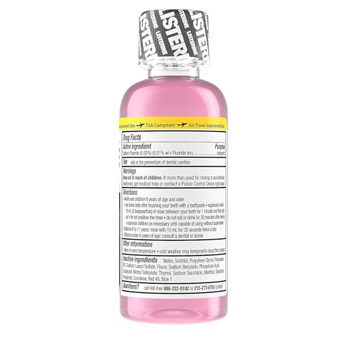 Listerine Total Care Zero Anticavity Mouthwash, Fresh Mint 3.2 oz (Pack of 12)