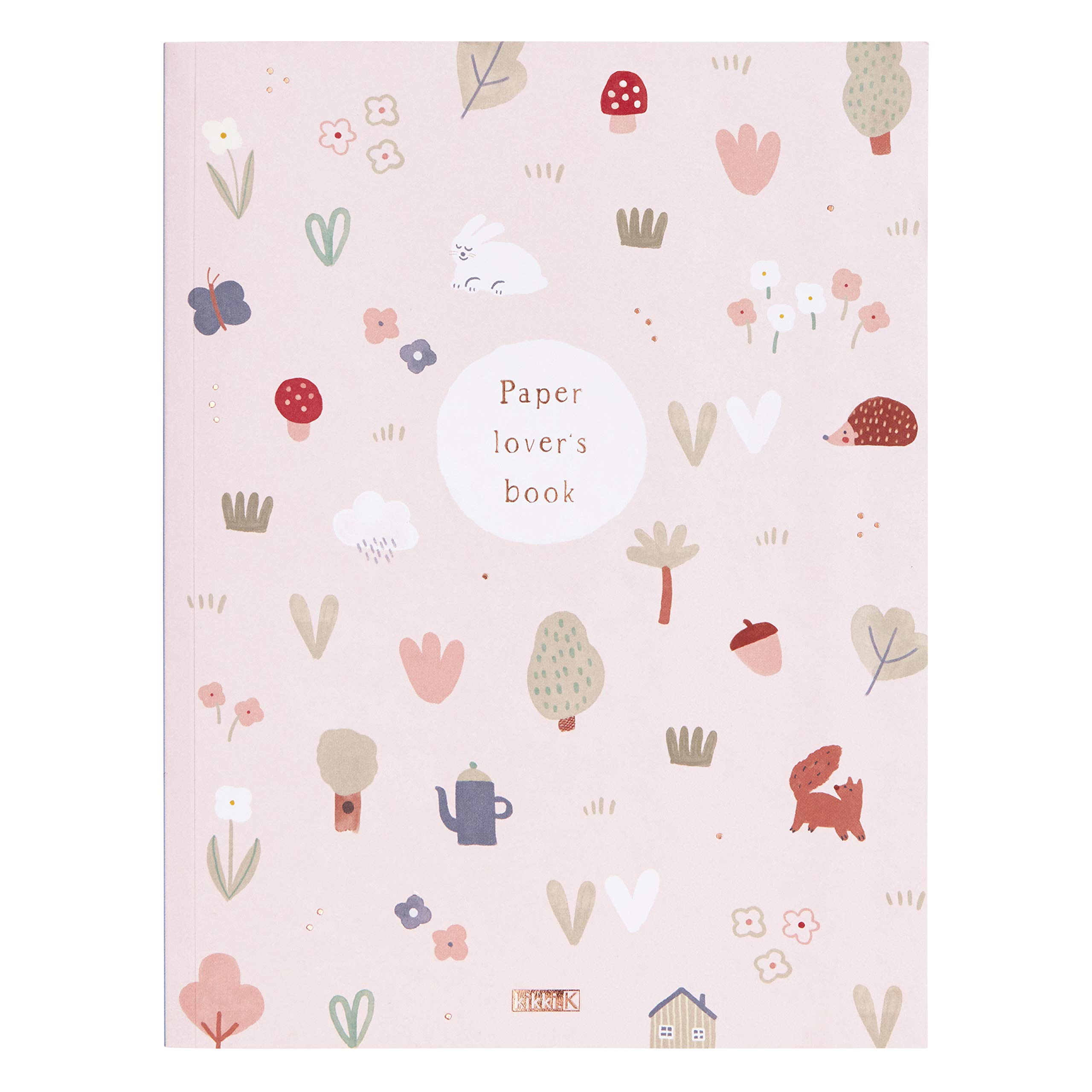 kikki.K Woodland Wanders Designer Collection - Paper Lover's Book, Includes Hundreds of Paper Projects Including Stickers, Greeting Cards, Paper Buntings, 3D Objects and More