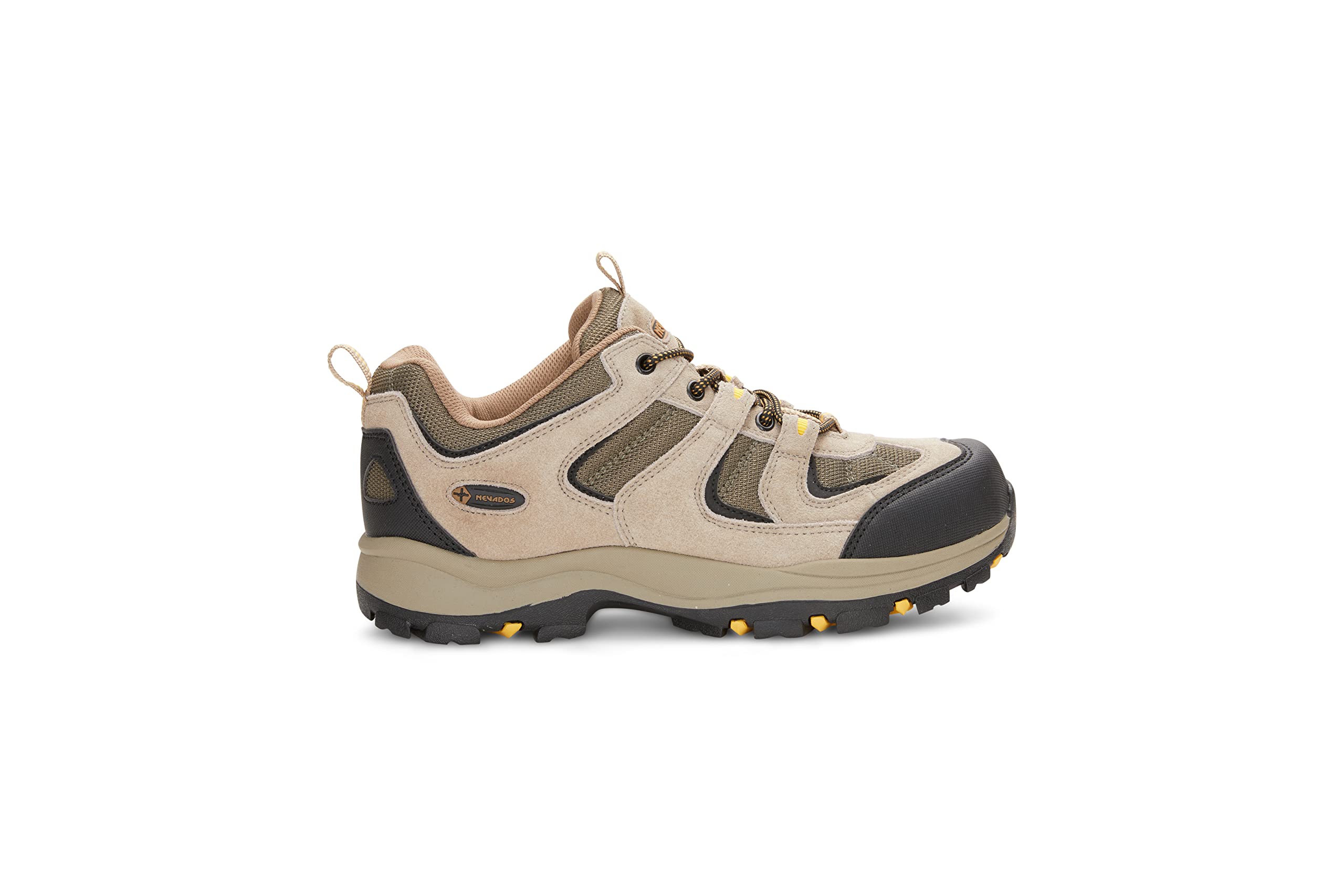 Nevados Boom 2 Low Hiking Boots for Men, Water Resistant, Multi-Terrain Lug Pattern, Comfortable & Weather Proof Structure Rubber Traction Outsole Cradled Footbed