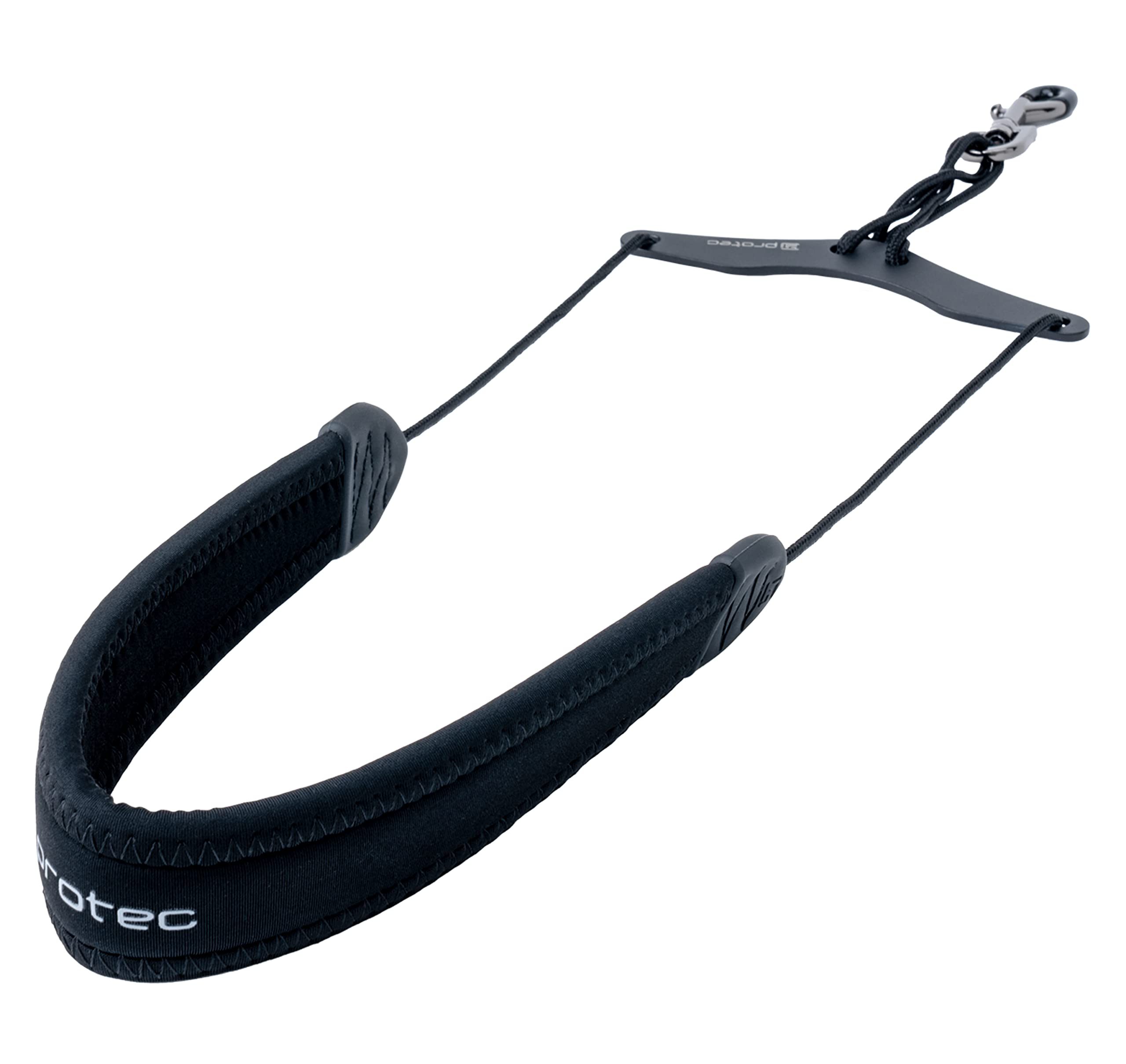 Pro-Tec 22-Inch Neoprene Saxophone Neck Strap with Comfort Bar - Black (Model NB310M)