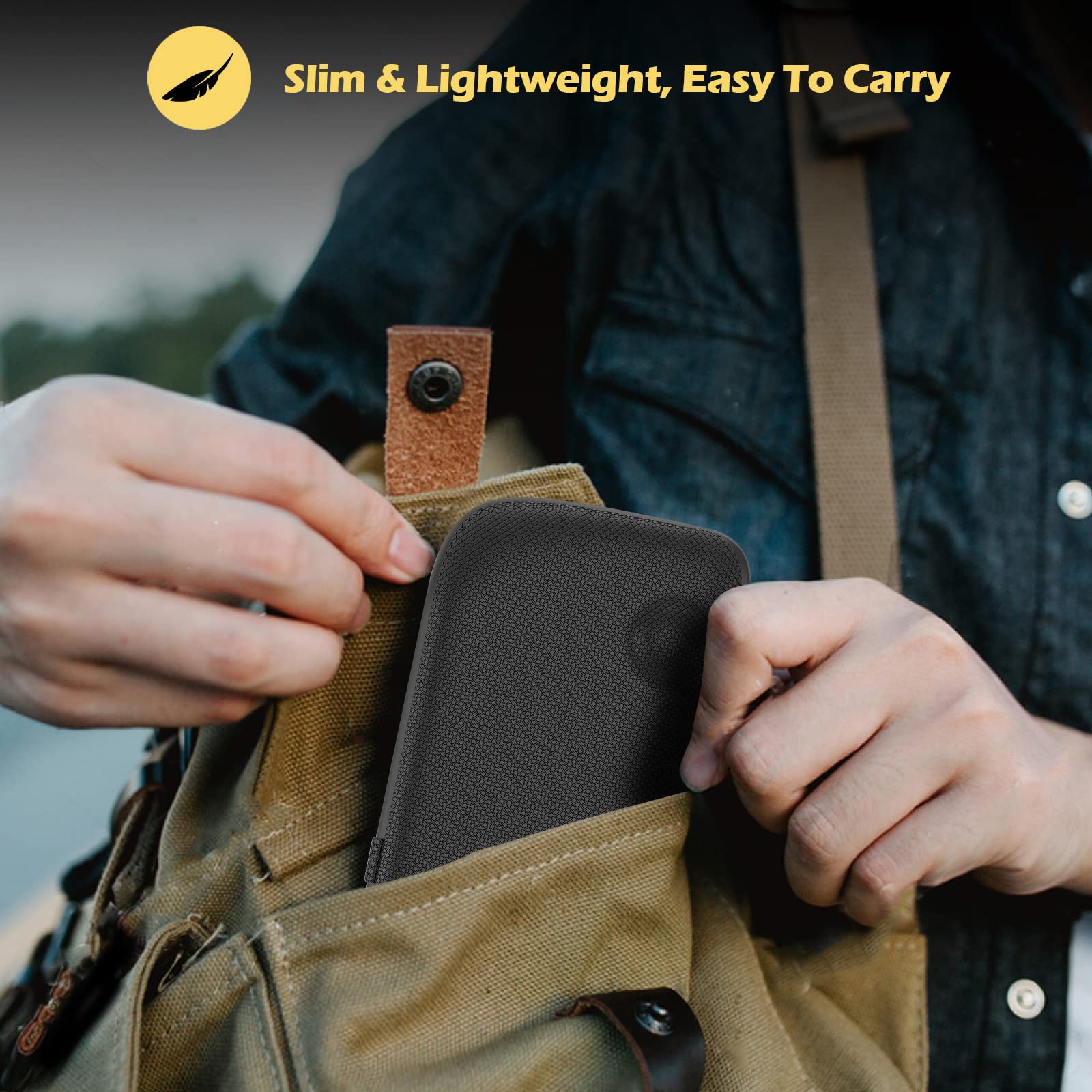 ProCase Flip Cover Case for Steam Deck with Tempered Glass Screen Protectors, Soft Protective Grip Case with Magnetically Detachable Front Shell Cover -Black