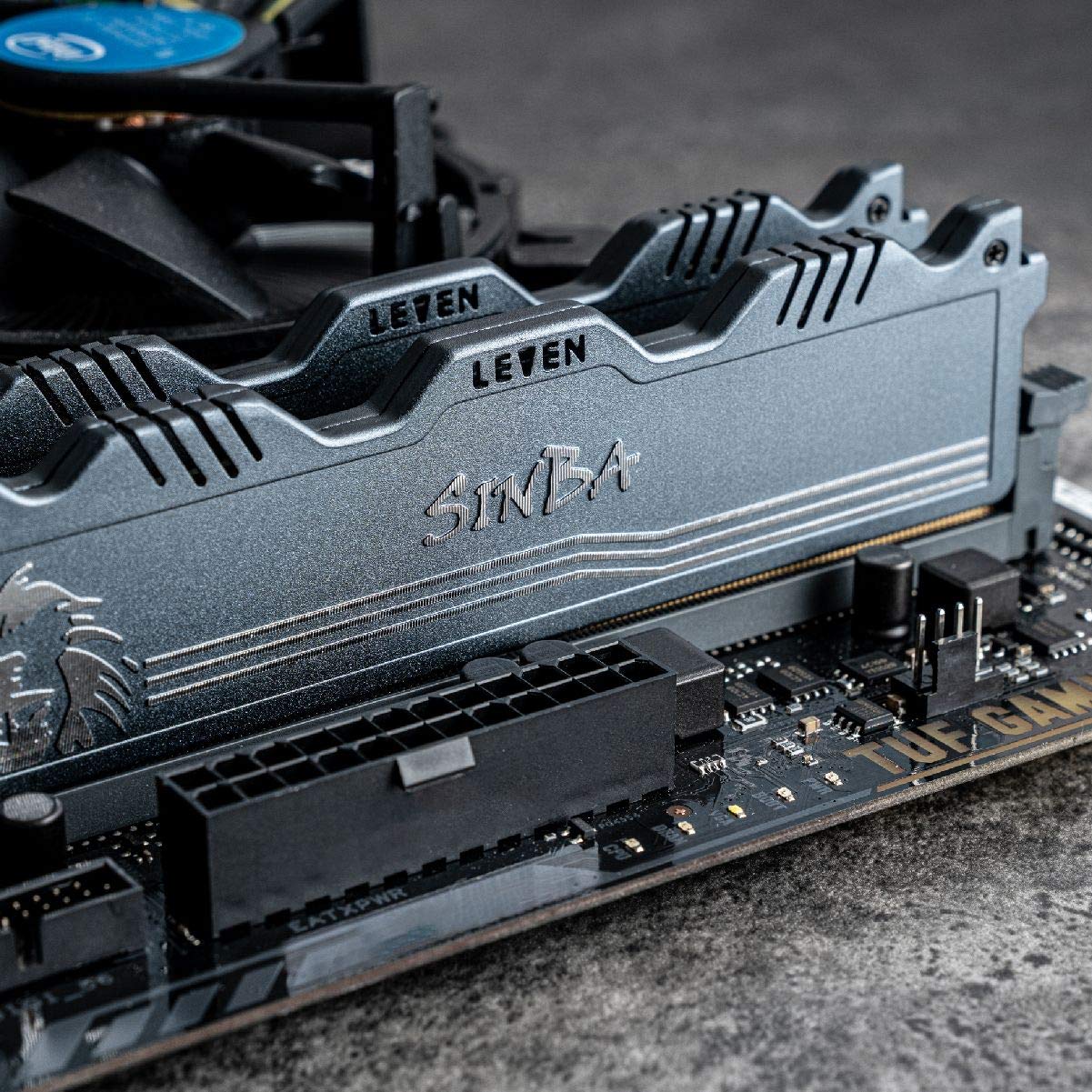 LEVEN SINBA 32GB KIT (16GBx2) DDR4 3000MHz PC4-24000 288-Pin U-DIMM CL16 XMP2.0 Overclocking Gaming RAM Desktop Memory Module- Gray(JROC4U3000172408G-16Mx2)