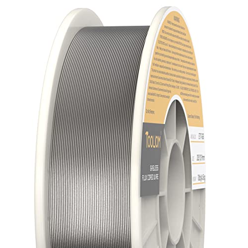 TOOLIOM E71T-GS .035" Diameter 10-Pound Spool Flux Core Self-shielded Carbon Steel Mig Welding Wire