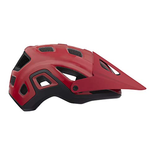 LAZER Impala MIPS Mountain Bike Helmet, Lightweight MTB Helmet for Adults, High Performance with Visor & Camera Mount, Matte Red, Medium