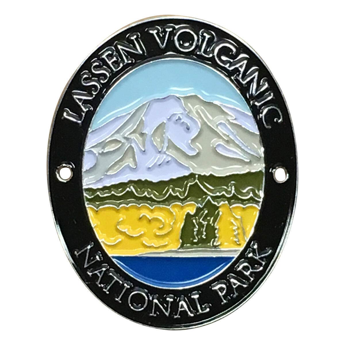 Lassen Volcanic National Park Walking Hiking Stick Medallion - California
