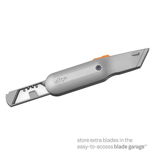 Slice Metal-Handle, 1 Utility Knife, Manual Blade Stays in Position