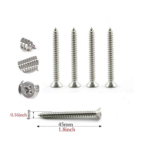 Lind Kitchen 2-Pack M6 Ceiling & Wall Mount Hanging Hardware Fitting Set 304 Stainless Steel Heavy Duty Round Pad Eye Hook Plate + Snap Hook for Yoga Hammock Swing Marine Boat Application