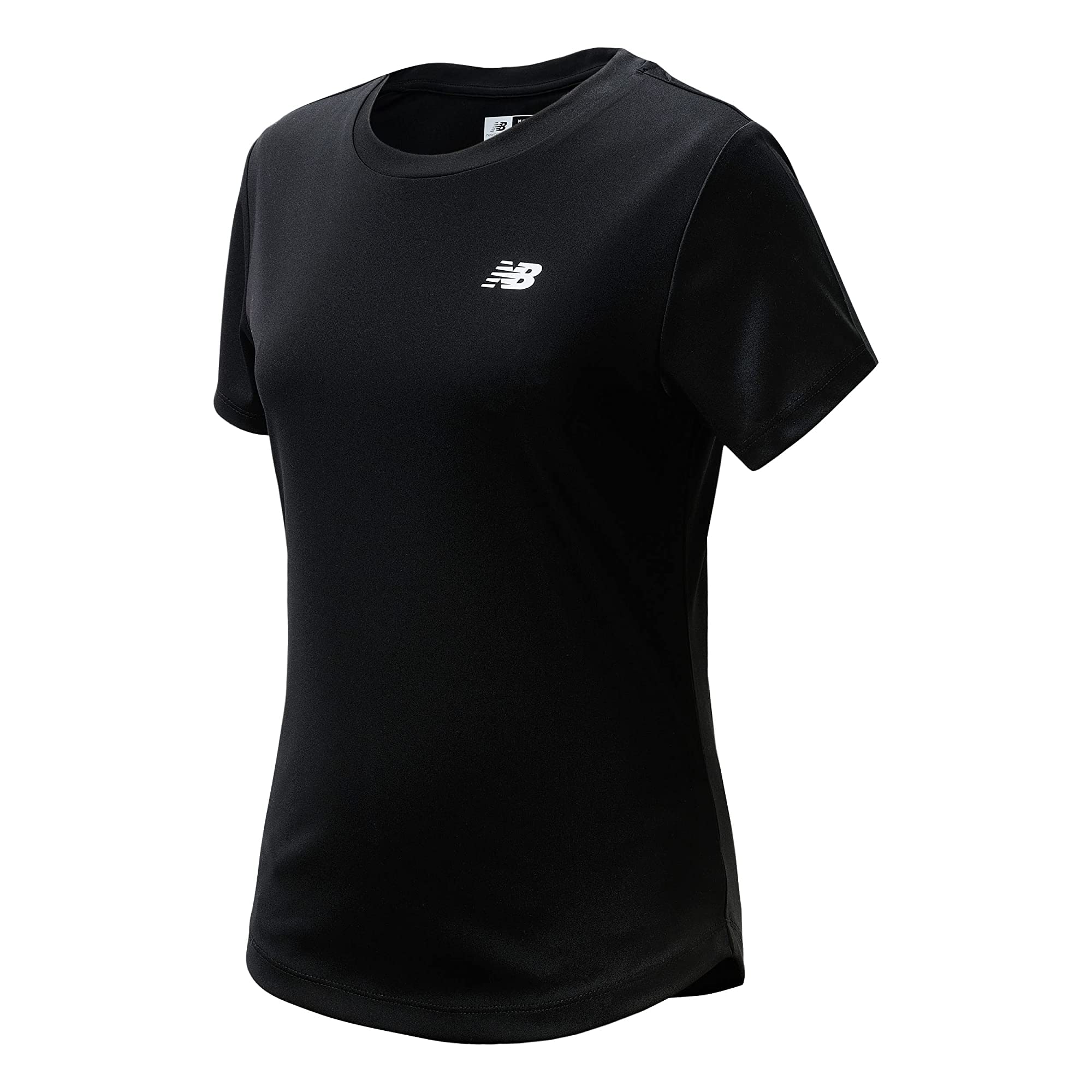 New Balance Girl's Performance Top (Big Kids) Black 1 LG (14-16 Big Kid)