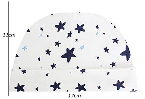 Kiddiezoom Baby Girls' 10-Piece Cap and Mitten Bundle Baby Hats and Mittens Baby Gloves Sets