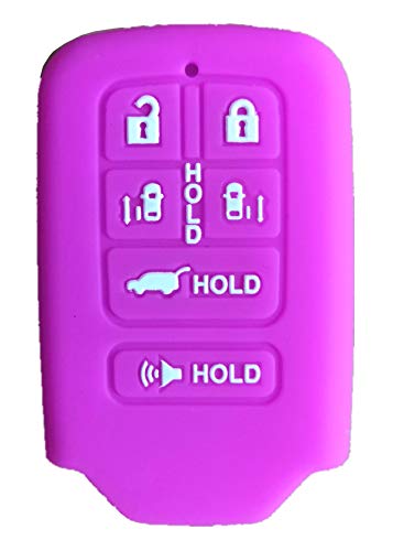 KAWIHEN Silicone Key Fob Cover Compatible with 2014 2015 2016 2017 Honda Odyssey 6 button KR5V1X A2C83158300