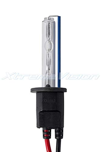 XtremeVision 55W AC Xenon HID Bundle with Slim AC Ballast (1 Pair) and H1 6000K - 6K Light Blue Xenon Bulb (1 Pair)