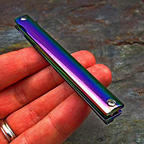 VORTEK Cavalier Gentleman's Folding Pocket Knife, Frame lock, 8Cr13MOV Blade, Ball Bearing Pivot, Everyday Carry