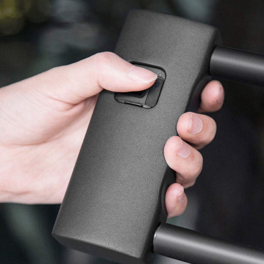 LMNUY u Lock for Bicycle Smart Bicycle U-Lock Fingerprint U-Lock Anti-Theft Lock Multifunctional for Glass Doors Bicycles Motorcycles Bike Lock