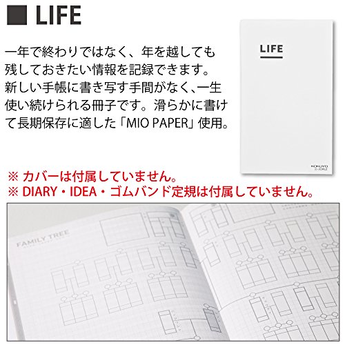 Kokuyo Jibun Techo Mini Life B6 Slim ニ-JCML2
