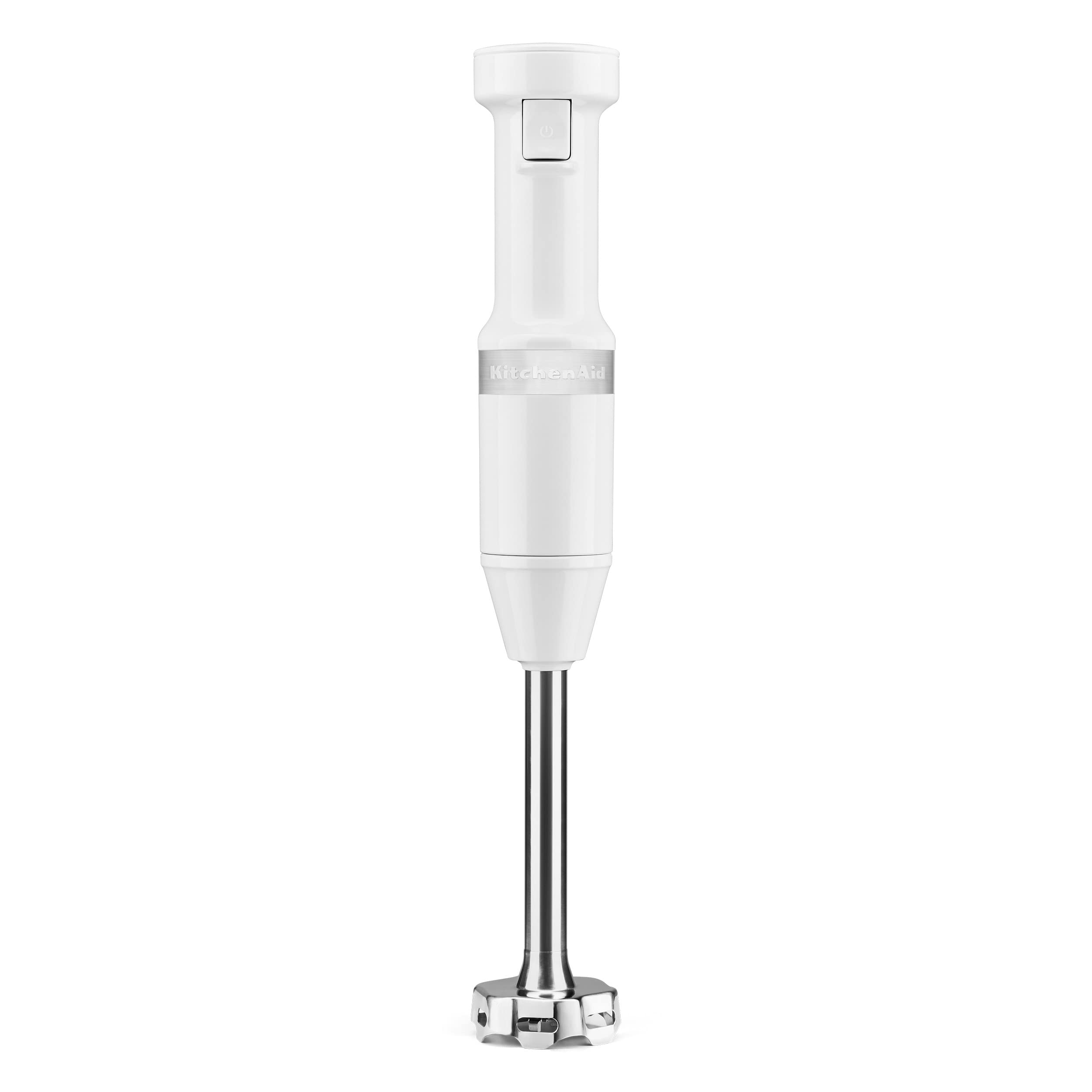 KitchenAid 13-Cup Food Processor, White & Variable Speed Corded Hand Blender - KHBV53, White