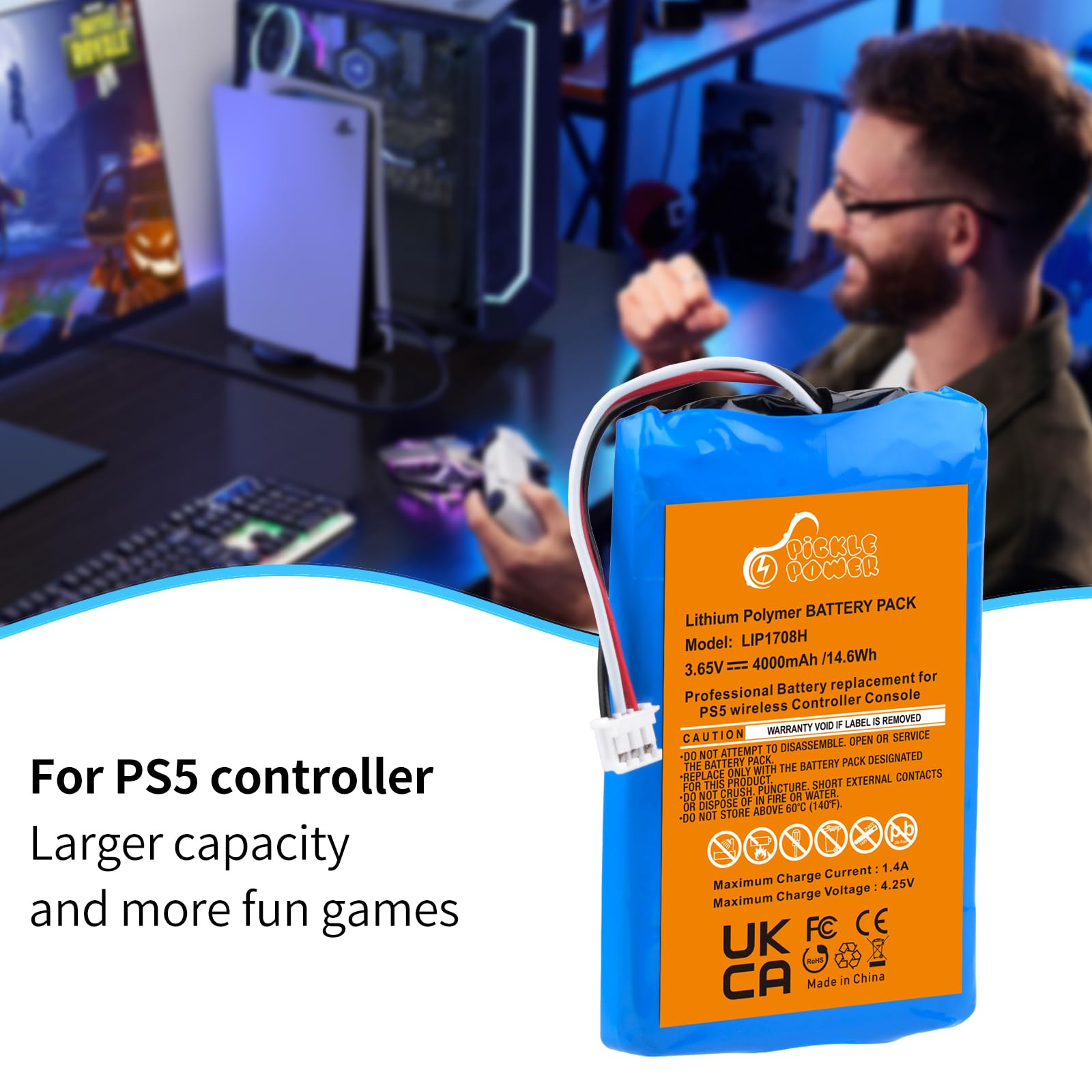 Pickle Power PS5 Battery Replacement