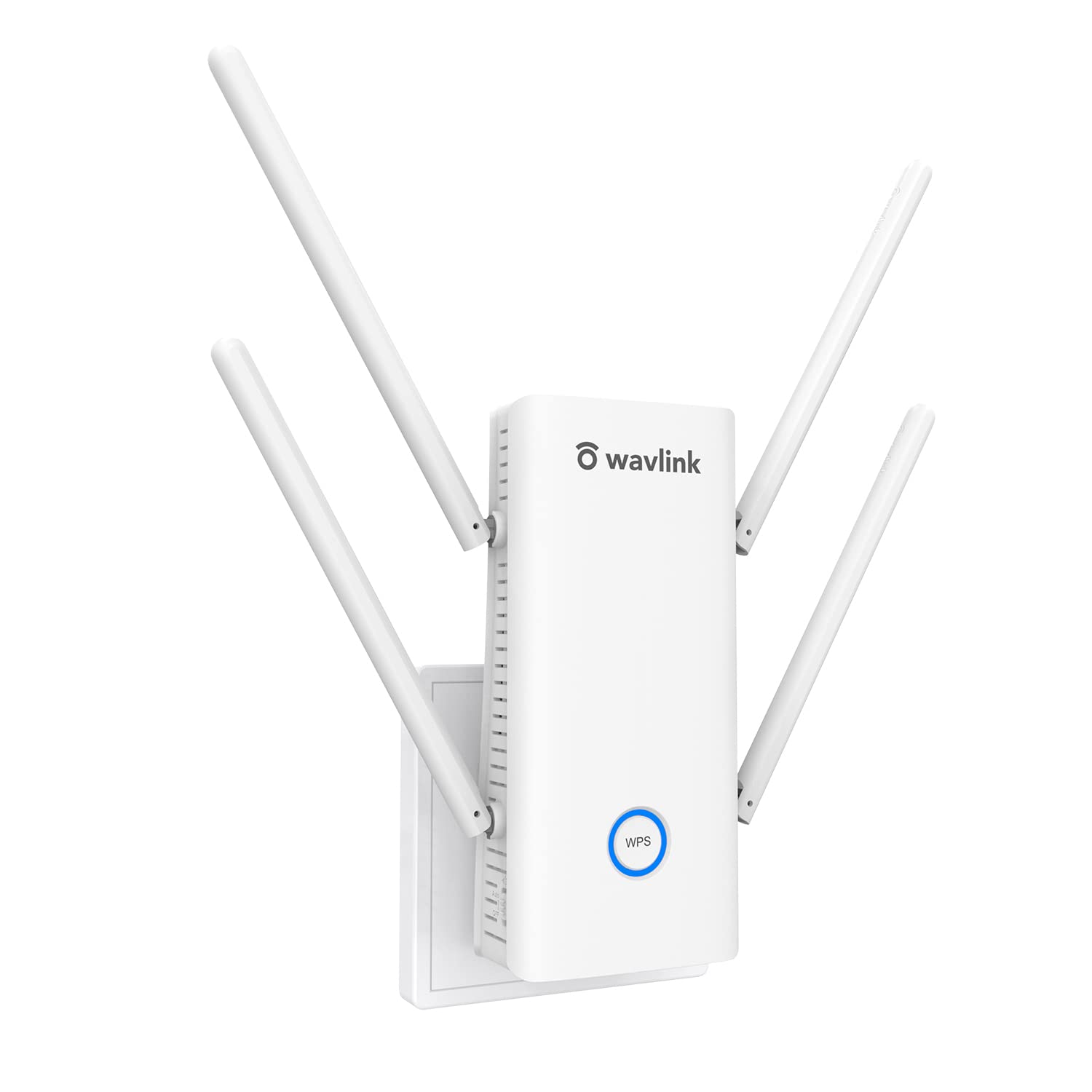 WAVLINK WiFi Extender AX1800 Dual Band WiFi Signal Booster,Coverage Up to 2500 Sq.ft and 96 Devices,WiFi Range Extender with Gigabit Ethernet Port,Wall Plug Design,Support Router/AP/Repeater Mode