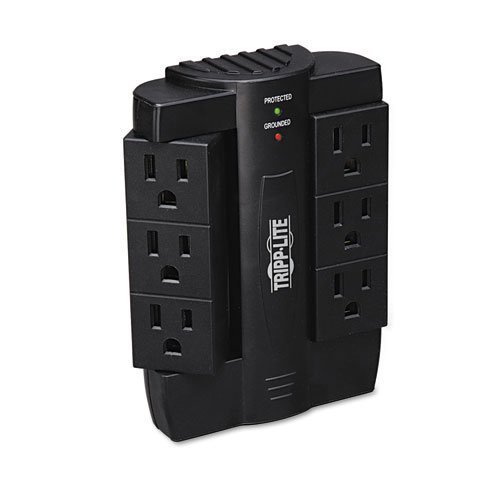 SWIVEL6 Surge Suppressor, Direct Plug In, 6 Swivel Outlers, 1500 Joules by 4COU
