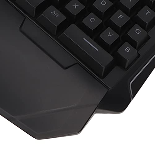 VINGVO One Handed Gaming Keyboard, 35 Keys RGB Gaming Keyboard Ergonomic Design Silent for PC