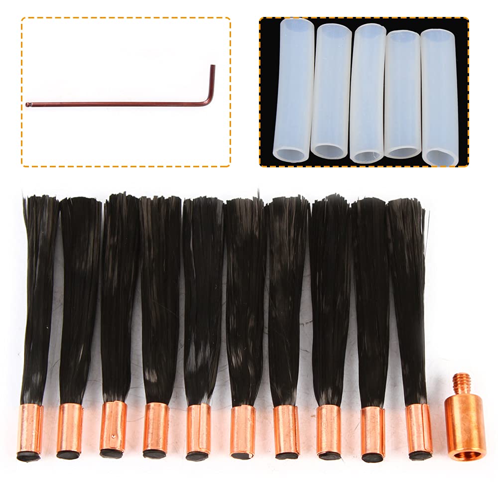 Welding Bead Processing Machine M6 Stainless Steel Weld Bead Processor Cleaner Tool Polishing Brush Head Set for Cleaning The Weld Bead