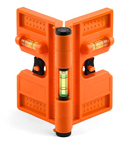 RONGPRO Magnetic Post Level, Folding Magnetic Post Level with Elastic Loop for Hands-free Work