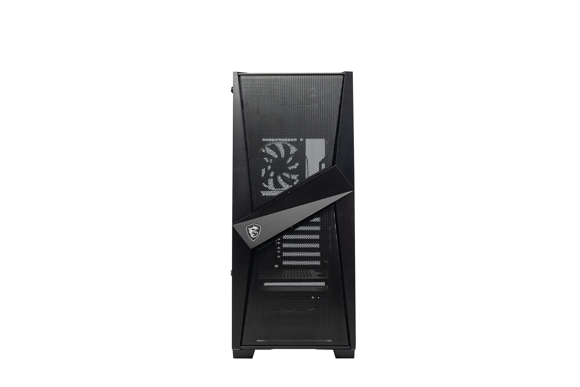 MSI MAG Series FORGE 100M LITE, Mid-Tower PC Gaming Case, Tempered Glass Side Panel, 120mm Fan, Liquid Cooling Support up to 240mm Radiator x 1