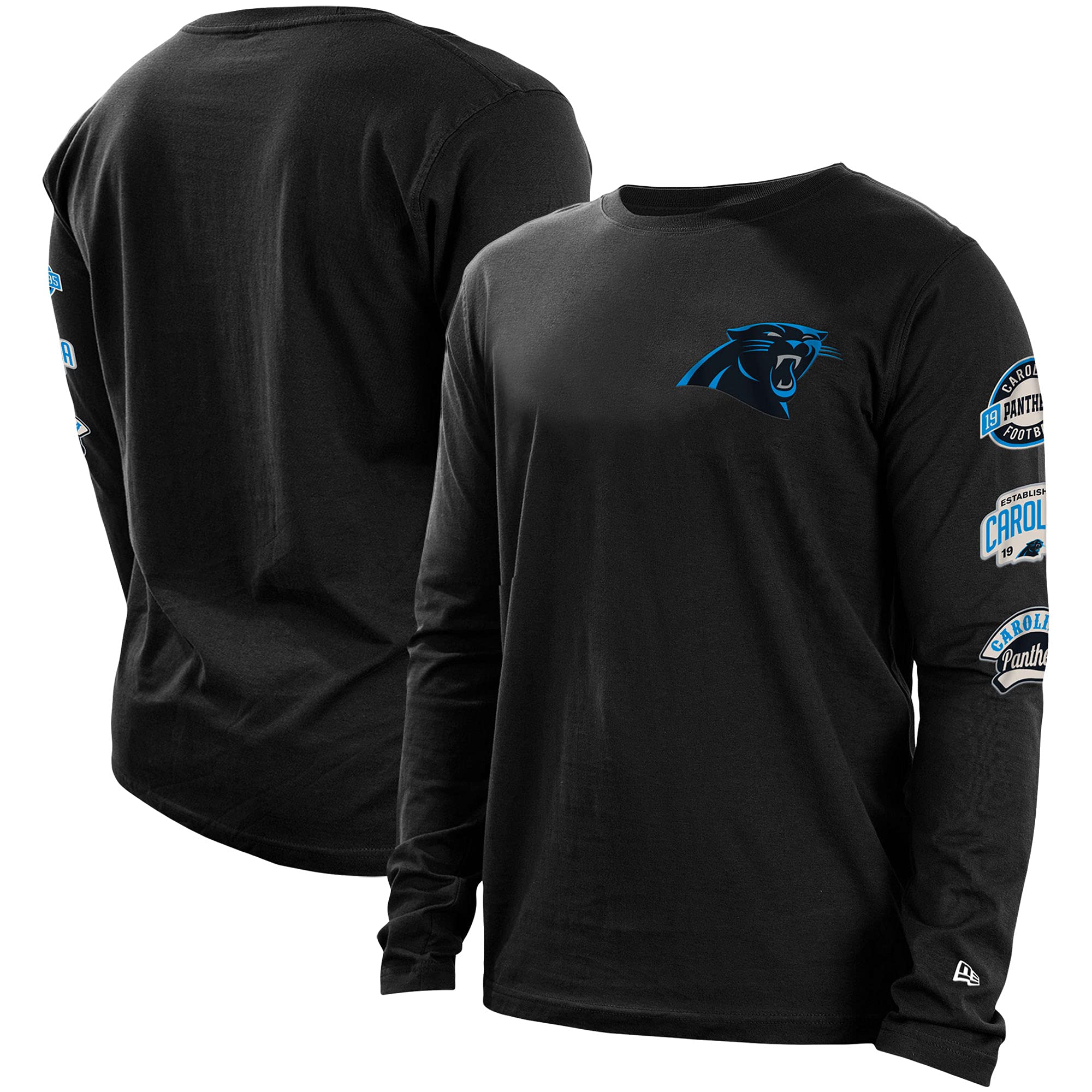 New Era Men's Heathered Gray Tampa Bay Buccaneers Hype 2-Hit Long Sleeve T-Shirt