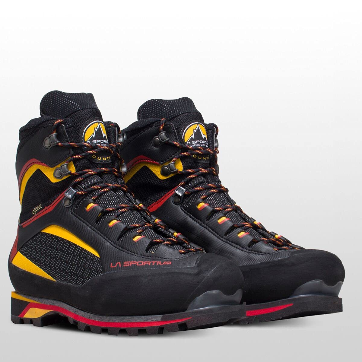 La Sportiva Trango Tower Extreme GTX Hiking Shoe, Black/Yellow, 45