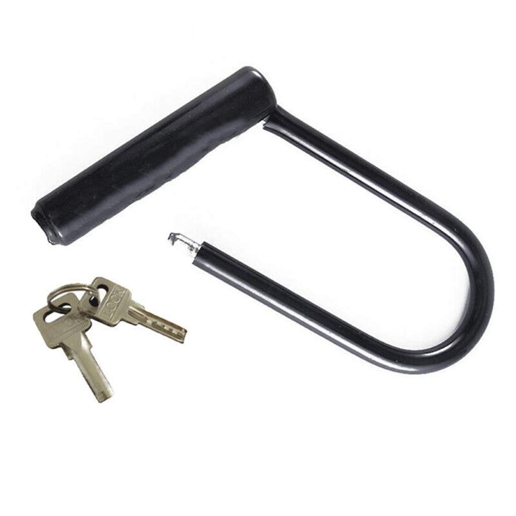 LMNUY u Lock for Bicycle Bicycle U-Shaped Lock with Bracket Riding Anti-Theft Safety Lock for Bicycle Tricycle Scooter Bike Lock