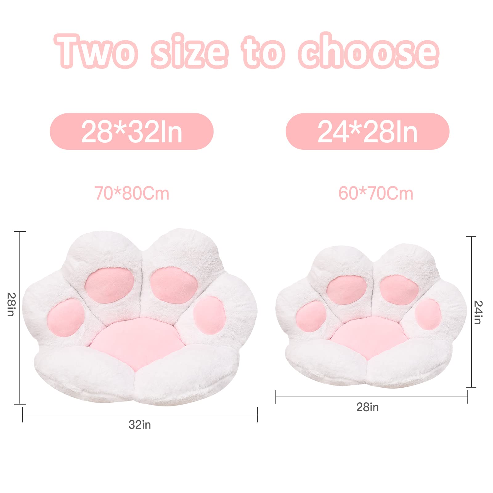 Paw Pillow,Cat Paw Cushion,Cute Chair Cushion,Lazy Sofa Cat Claw Lazy Sofa, Office Chair Cushion,Cat Paw Seat Cushion