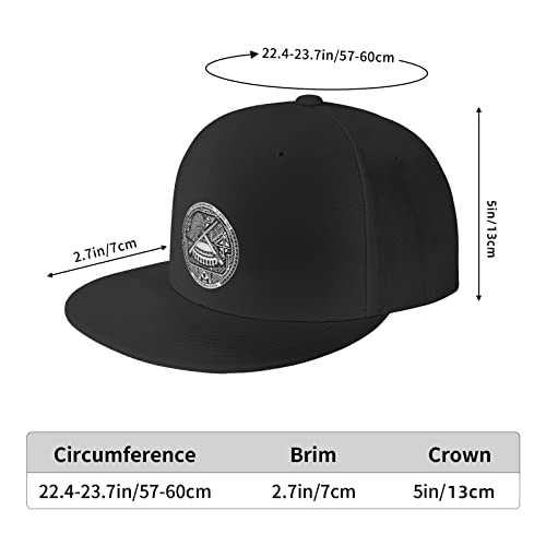 Qauirfe Seal of American Samoa Hat Adult Adjustable Baseball Cap Trucker Hats Black