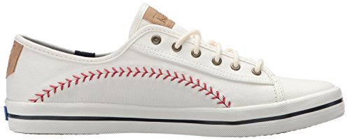 Keds Kickstart Pennant, Sneaker Womens, Cream, 8.5 Medium