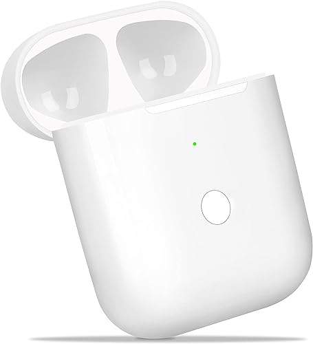 Upgraded Compatible with AirPods 1&2 Wireless Replacement Charging Case, Charger Case with Bluetooth Pairing Sync Button