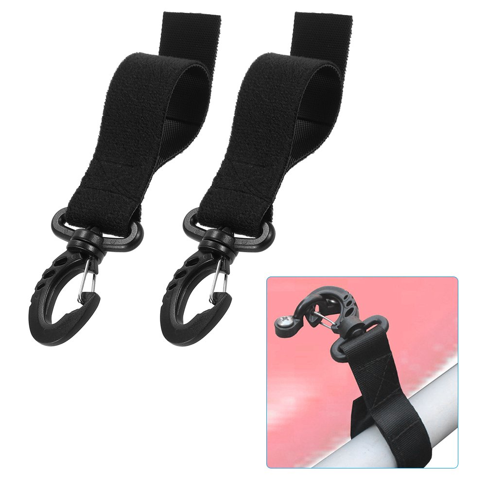 Lixada 2pcs Kayak Paddle Clip Kayak Paddle Storage Holder Kayak Canoe Boat Paddle Oar Strap Webbing Fishing Rod Holder Paddle Keeper