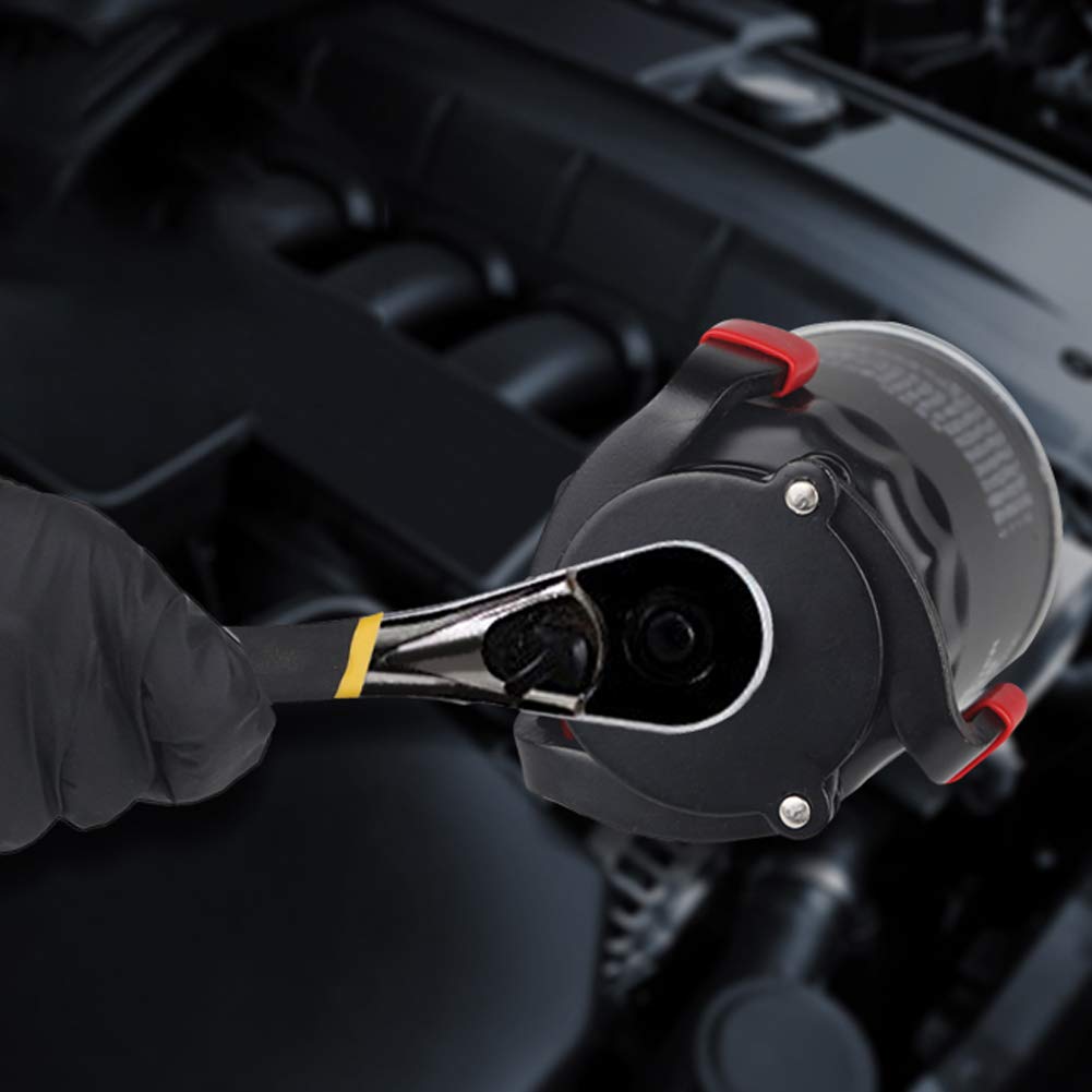JDMON Universal Adjustable 3 Jaw Oil Filter Wrench Remover Tool for Removing Oil filters Range 2.4 inch from 3.8 inch in Diameter Include 1/2β-3/8β and 1/4β-3/8β Drive Adapter
