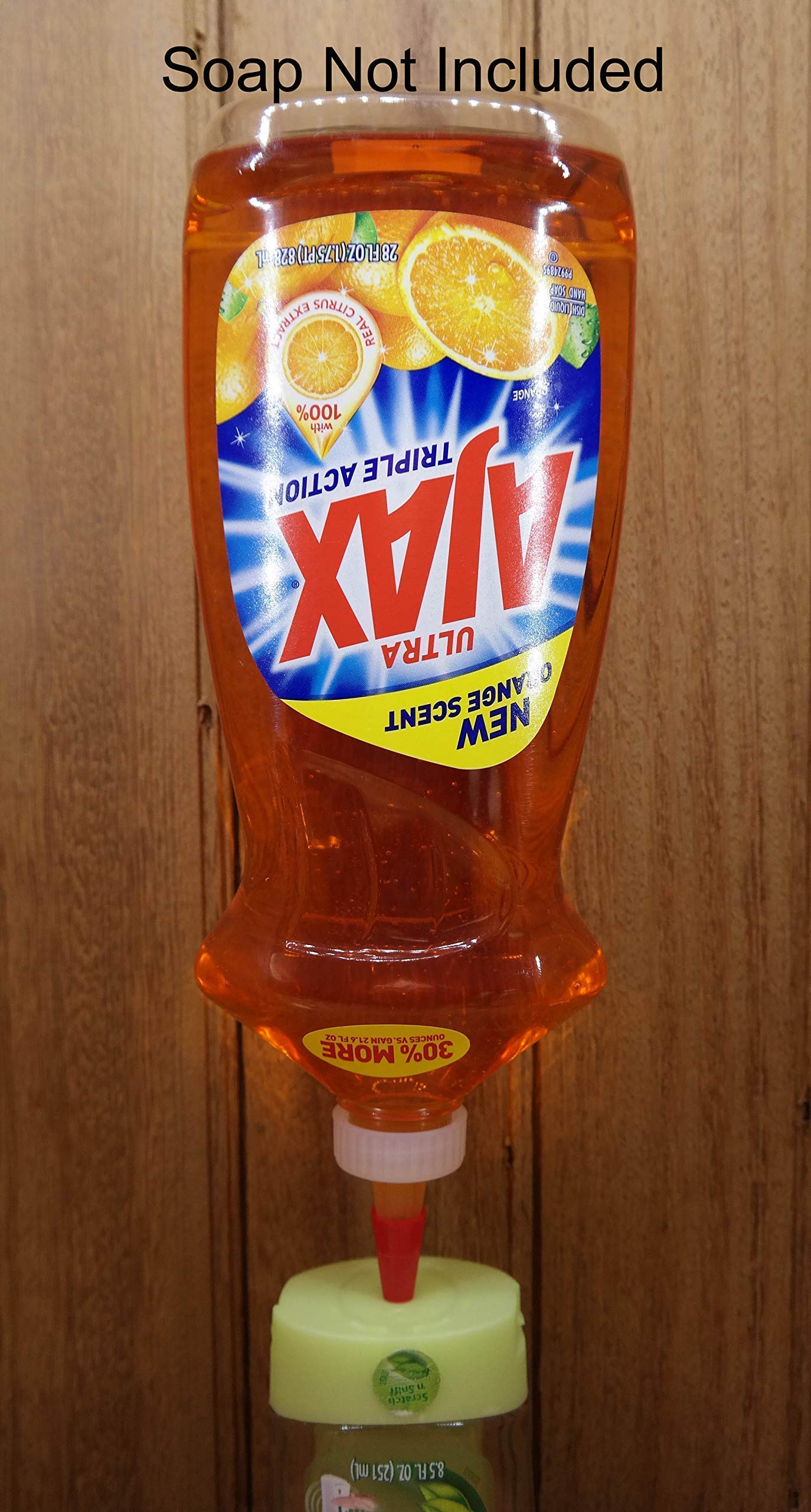 Transfer Cap For Your Lysol No Touch Auto Soap Dispenser - Refill With Your Own Hand or Dish Soap (soap not included)