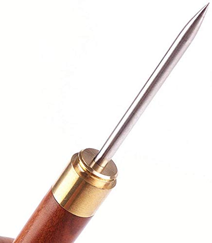 Stainless Steel Ice Picks with Wooden Handle and Safety Cover for kitchen, bars, bartender, picnics, camping, and restaurant, (2 Pcs, 9")