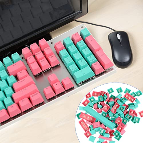 SOLUSTRE Keyboard Computer Keyboard Computer 4 Sets Mechanical Keyboard Keycaps Replacement Key Caps Computer Key Caps Keyboard Keycap Decorative Keyboard Key Caps Keyboard Pc