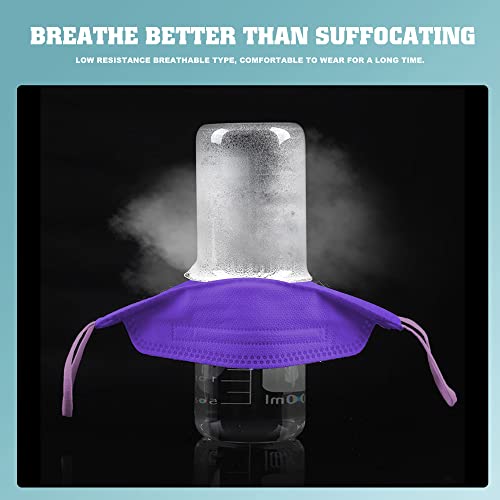 Supsiah 50PCS Individual Packs 3D 4 LAYER disposable face masks, 5-Different Gradient Colors Design, Breathable, Comfortable Protection