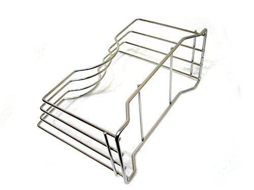 Stainless Steel Wire Chopping Board Holder Cutting Board Rack Kitchen Organizer