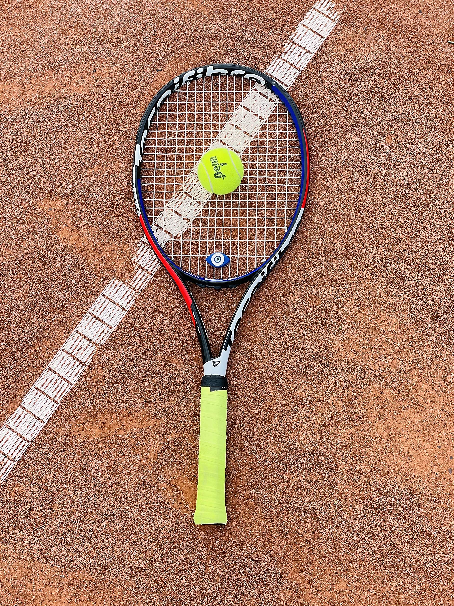 Luckyones Evil Eye, Lucky Eye Vibration DAMPENER/Shock Absorber - Set of 2 - Tennis OR Badminton. Great Gift!