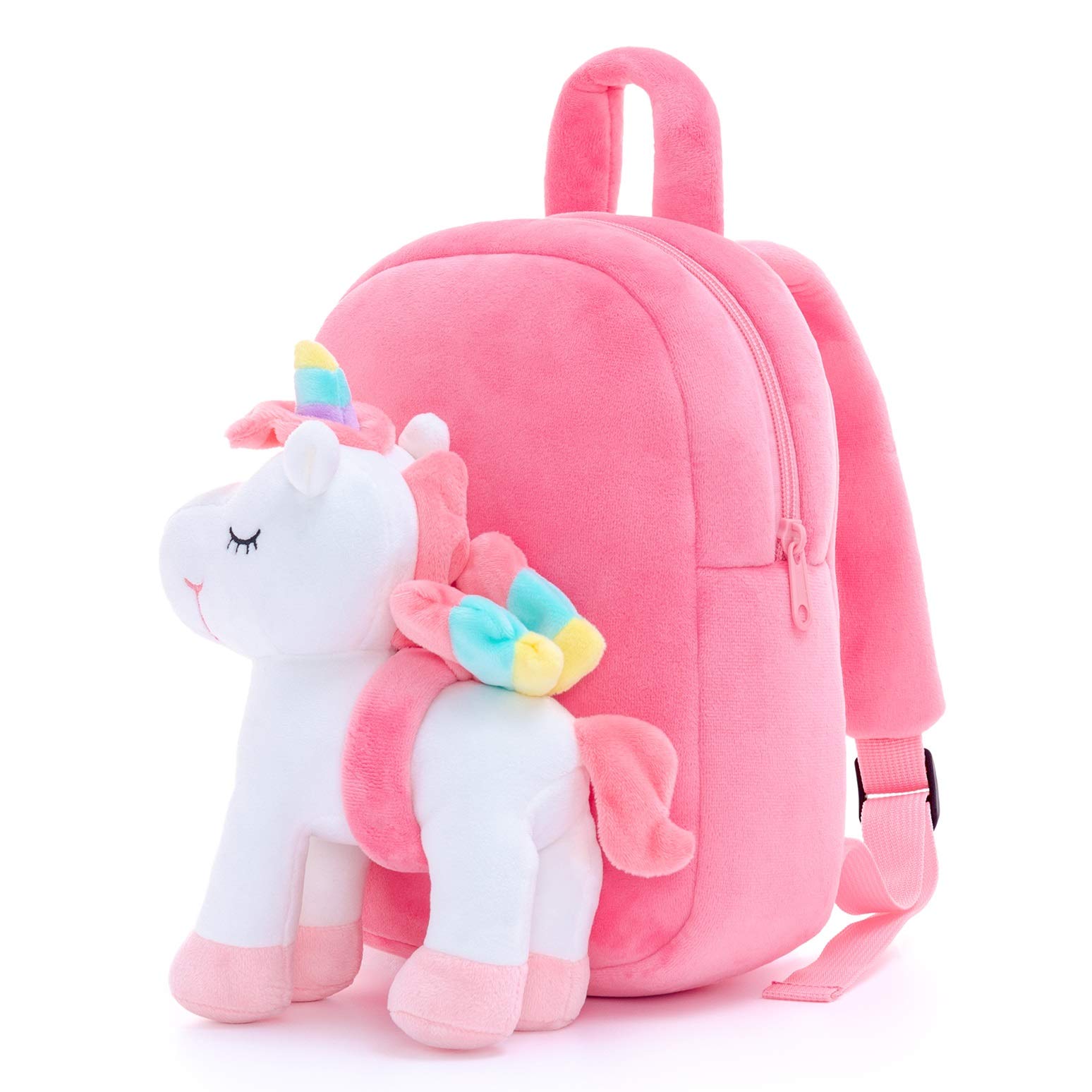 Lazada Toddler Backpack for Girls Kitty Animal Kids Plush Backpacks Cat Brown Age 3+