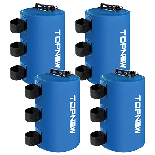 TOPNEW Canopy Water Weight Bag, Water Tent Weights Set of 4 Leg Weights for Pop Up Canopy, Canopies,Tent, Gazebo, Blue