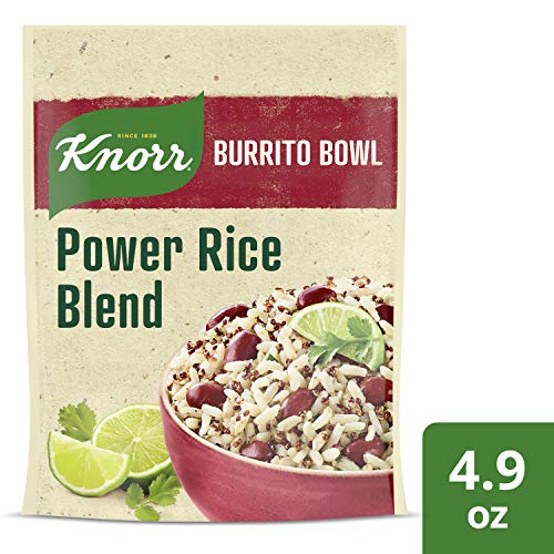 Knorr Selects Power Rice Blend For A Delicious Side or Meal Starter Burrito Bowl 19g of Protein Per Serving 4.9 Ounce (Pack of 8)